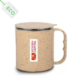 EcoMug: Eco Friendly Coffee Mug With Steel Inside | Made With Wheat Fiber